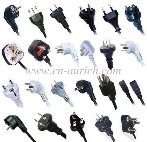 World wide AC power supply cords with all kinds of certificates