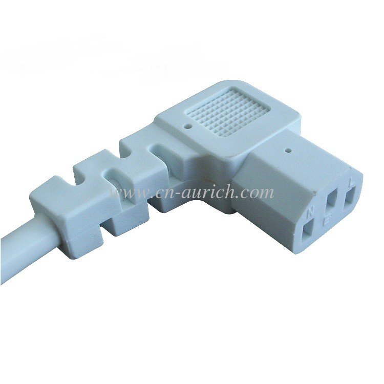 Power cord cables with IEC320 Right angled C13 female connector