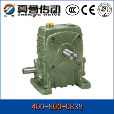 Worm Reduction Single Stage Gearbox 1400rpm , Electric Motor Speed Reducer