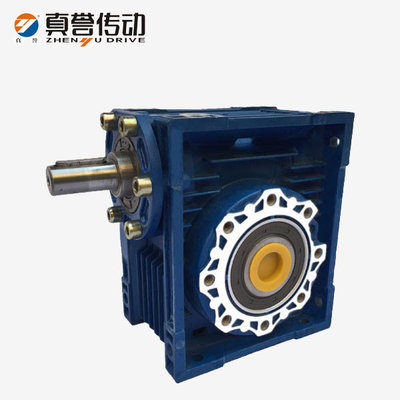 Box Shape Aluminum Alloy Worm Gear Gearbox / Reduction Gear Boxes 1.1KW