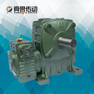 Blue Silver Worm Gear Speed Reducer , Machine Parts Worm Reduction Gear Box