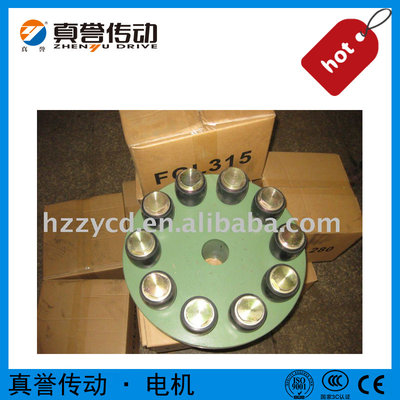 Cast Iron Conveyor Flexible Shaft Coupling Marine / Electric Motor Shaft Coupling
