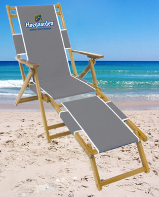 China LFurniture Wooden Beach Lying Bed / Lounge-2