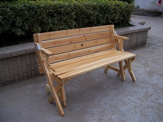 China LFurniture Wooden Bench that can be Transformed to Table and Bench Set-17