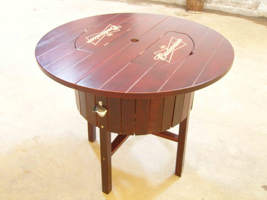 China LFurniture Wood Table with Ice Box-15