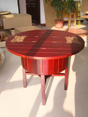 China LFurniture Wood Table with Ice Box-15