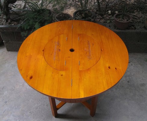 China LFurniture Wood Table with Ice Box-17