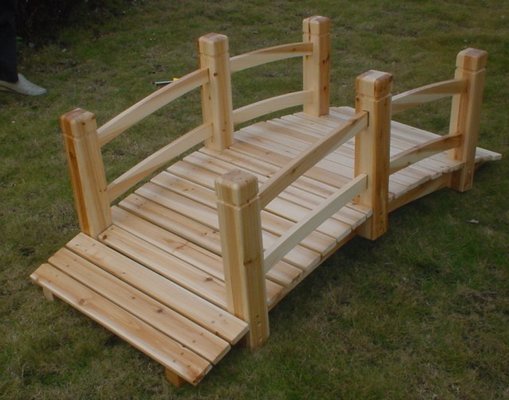 China LFurniture Garden Wood Bridge-1