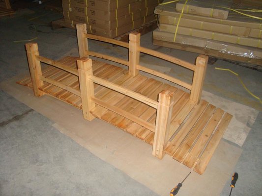 China LFurniture Garden Wood Bridge-1