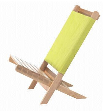 China LFurniture Outdoor Wooden Fishing Chair with Facrics-2