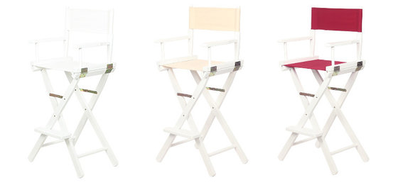 Outdoor wood relaxing make up chairs tall folding wooden director chair