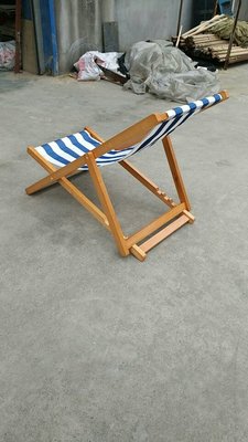 outdoor wooden leisure chair,  beach chair