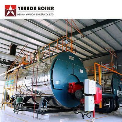 Horizontal Low Pressure Fire Tube Three Pass 2 Ton Diesel Oil Fired Steam Boiler