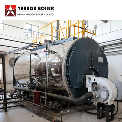 PLC Automatic Control Industrial Fire Tube Gas Fired Steam Boiler 5 ton