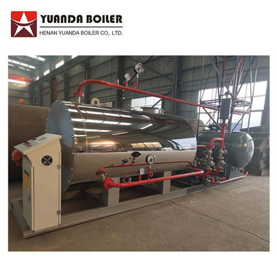 Package Low Pressure 600000 Kcal Cng Biogas Oil Fired Hot Oil Boiler For Wood