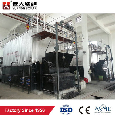 SZL 10tph Water Tube Palm Shell Waste Fired Steam Boiler For Palm Oil Pant