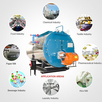 Industrial Low Pressure Fire Tube 4 Ton Bunker Oil Steam Boiler for Carton Factory supplier