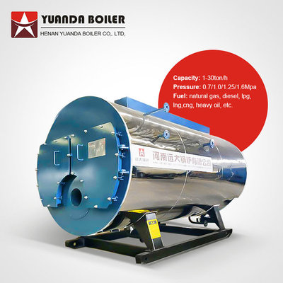 Industrial Low Pressure Fire Tube 4 Ton Bunker Oil Steam Boiler for Carton Factory supplier