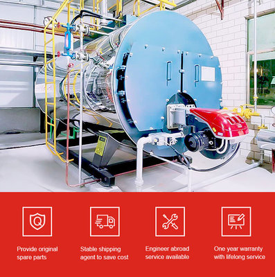 Industrial Low Pressure Fire Tube 4 Ton Bunker Oil Steam Boiler for Carton Factory supplier