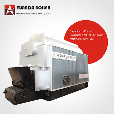 DZL Single Drum Coal Fired Steam Boiler 1 Ton For Food Processing Factory supplier
