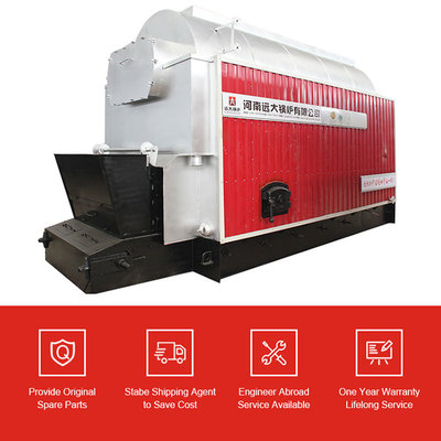 DZL Single Drum Coal Fired Steam Boiler 1 Ton For Food Processing Factory supplier