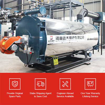 YYQW  Industrial Fire Tube Three Coil Pipe Gas Thermal Oil Boiler Heater supplier