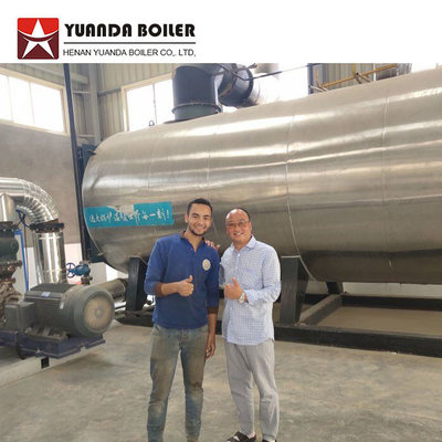 Industrial Gas Fired Lpg Fuel Burning Thermal Oil Boiler For Drying supplier
