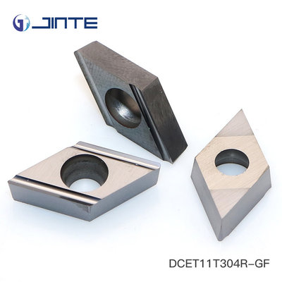 Precision Uncoated Carbide Cermet Inserts Turning Indexable Tools DCMT11T304R