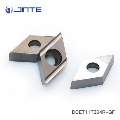 Precision Uncoated Carbide Cermet Inserts Turning Indexable Tools DCMT11T304R