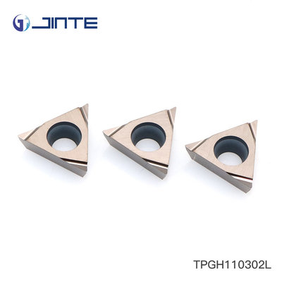 Stability Uncoated Boring Insert , Cermet Carbide Lathe Inserts TPGH110302L