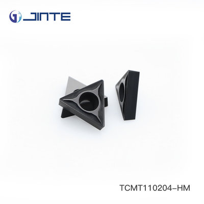 TCMT110204 - HM  CNC Carbide Inserts , Metal Lathe Carbide Inserts High Coating Hardness