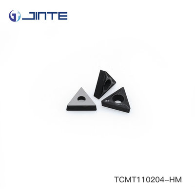 TCMT110204 - HM  CNC Carbide Inserts , Metal Lathe Carbide Inserts High Coating Hardness