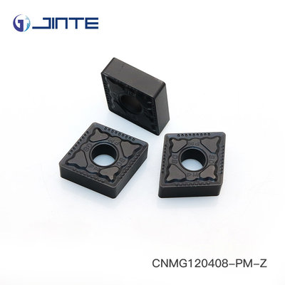 CNMG120408 - PM Carbide Turning Inserts Black Color For Steels Machining
