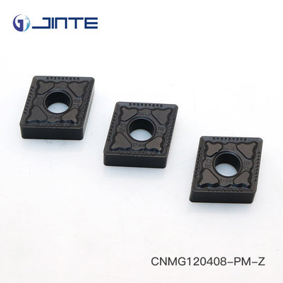 CNMG120408 - PM Carbide Turning Inserts Black Color For Steels Machining