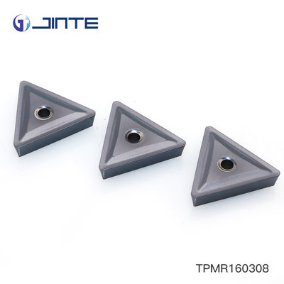 PVD Coated Cnc Tools And Inserts , Metal Lathe Carbide Inserts TPMR160308