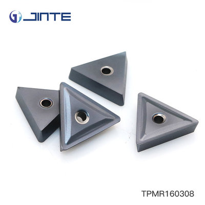 PVD Coated Cnc Tools And Inserts , Metal Lathe Carbide Inserts TPMR160308