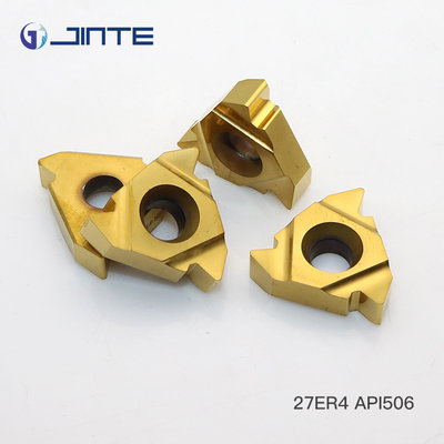 27ER4 API506 Carbide Threading Inserts For Oil Pipe Turning Machining