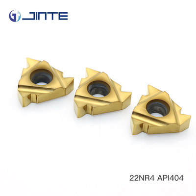 Oil Pipe Carbide Threading Inserts Right Cutting Direction 22IR 4 API404