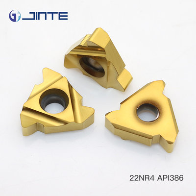 High Precision CNC Internal Threading Inserts 22IR 4 API386 New Nano - PVD Coating