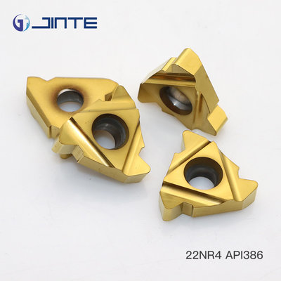High Precision CNC Internal Threading Inserts 22IR 4 API386 New Nano - PVD Coating