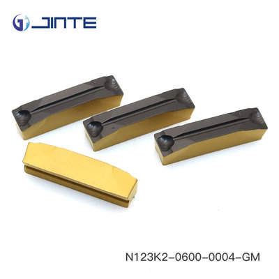 92HRC Hardness Custom Carbide Inserts Carbide Grooving Tools N123K2-0006-GM