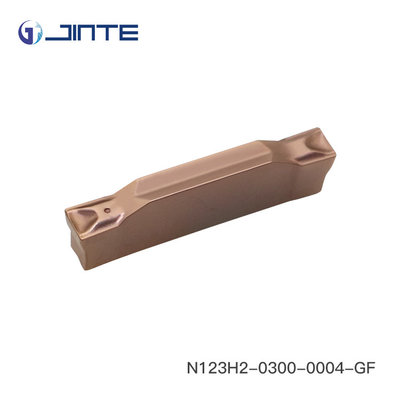 High Performance Parting And Grooving Inserts 3mm Cutting Width N123G2-0300-0002-GF
