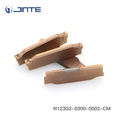 HRC90 Hardness CNC Carbide Grooving Tools Insert N123G2-0300-0002-CM