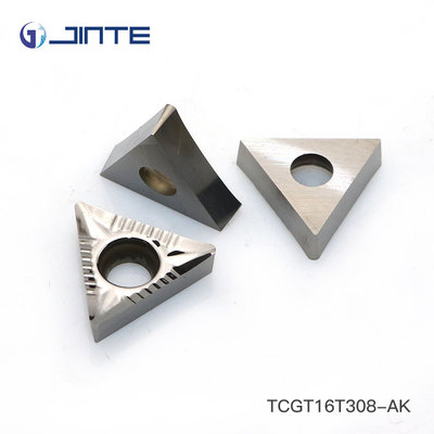 Triangle Carbide Inserts For Aluminum Tungsten Carbide Cutting Tools TCGT 16T308