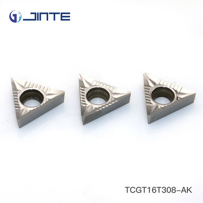 Triangle Carbide Inserts For Aluminum Tungsten Carbide Cutting Tools TCGT 16T308