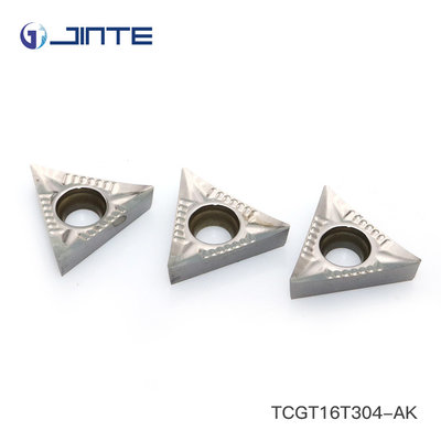 Carbide Lathe Cutting Inserts High Finish TCGT 16T304 For Aluminum