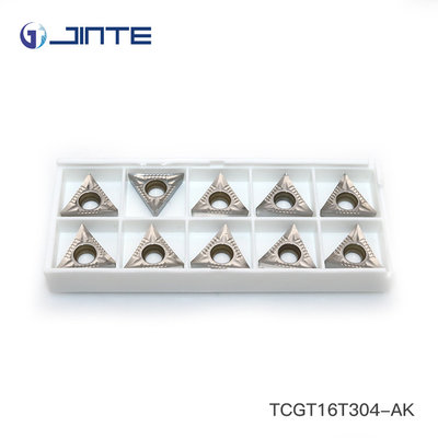 Carbide Lathe Cutting Inserts High Finish TCGT 16T304 For Aluminum
