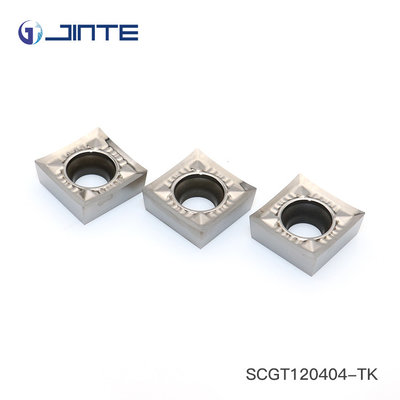 High Finish Aluminum Turning Inserts , Carbide Tip Inserts SCGT 120404