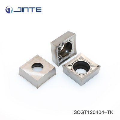 High Finish Aluminum Turning Inserts , Carbide Tip Inserts SCGT 120404