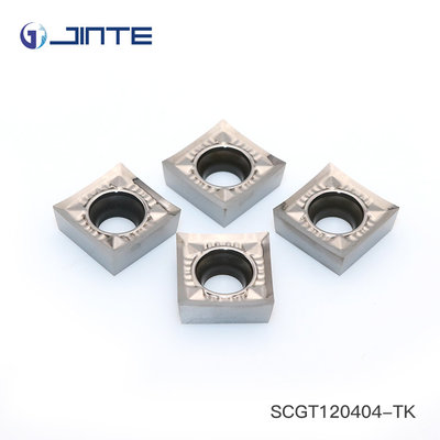 High Finish Aluminum Turning Inserts , Carbide Tip Inserts SCGT 120404